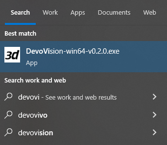 How to open DevoVision